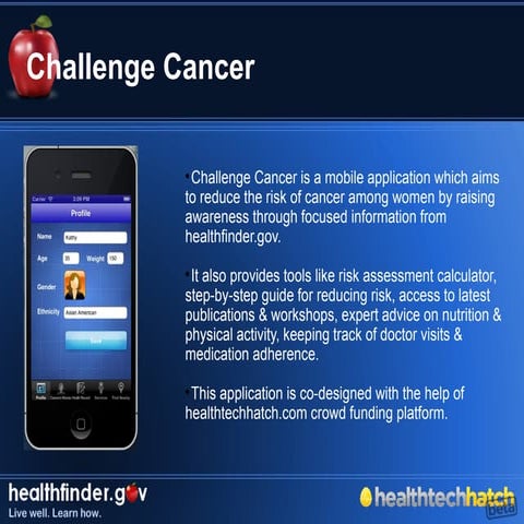 Challenge cancerpresentation | PPT