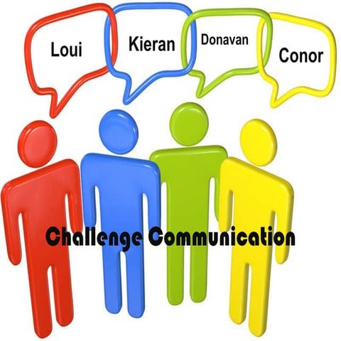 Challenge communication - Loui, Kieran, Donavan, Conor | PPT
