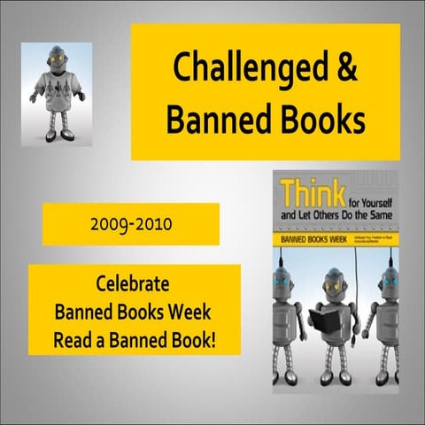 Challenged & banned books 2010 | PPT
