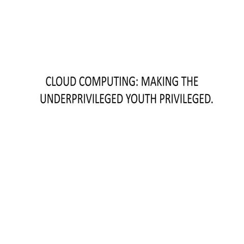 Youth technology program | PDF