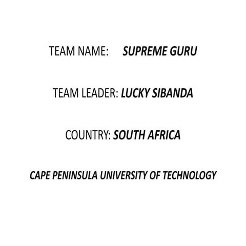 [Challenge:Future] Entrepreneur | PPTX