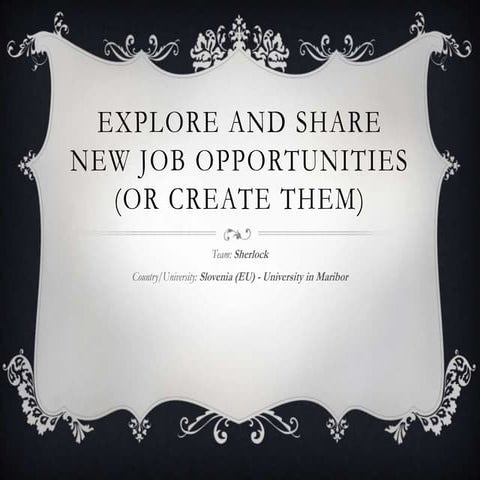 [Challenge:Future] Explore and Share new Job Opportunities (or Create ...