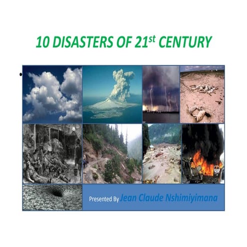 [Challenge:Future] TOP 10 DISASTERS OF 21st CENTURY | PDF