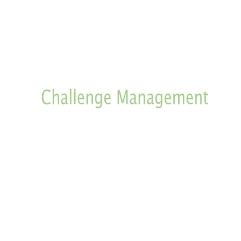 Challenge management | PPT