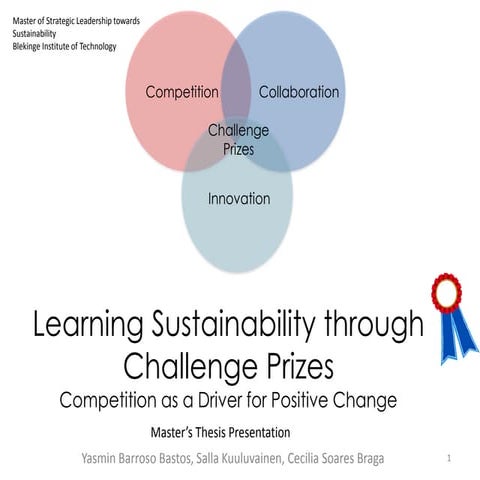 Learning Sustainability through Challenge Prizes - Competition as a ...