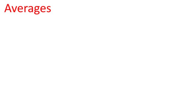 Averages C1 Pptx