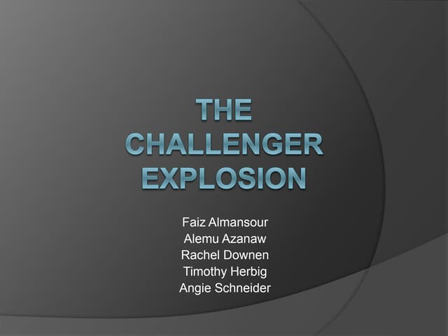 CHALLENGER CASE STUDY | PPTX