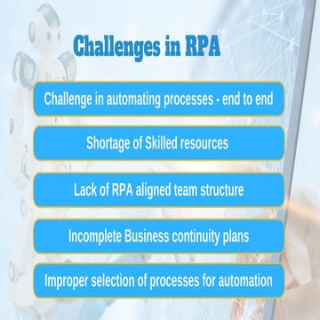 Challenges in RPA | PDF
