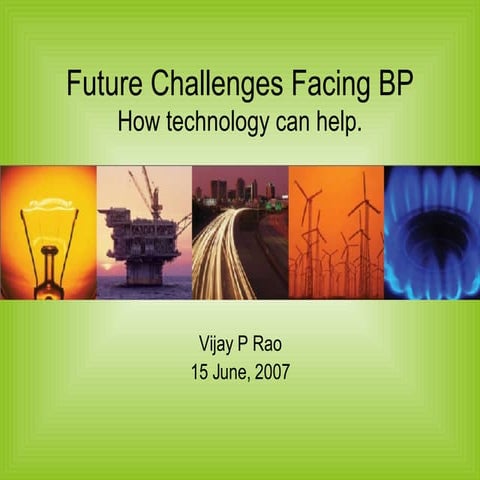Challenges BP Faces Today - How Technology can help | PPT