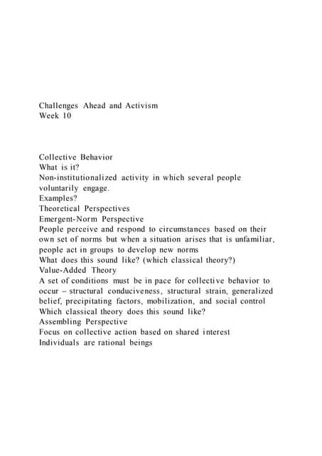 Relate Text Content to Particular Social Issues, Concerns, or ...