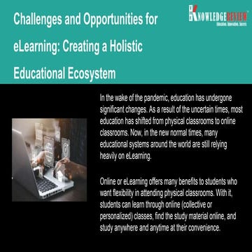 Challenges and Opportunities for eLearning_ Creating a Holistic ...