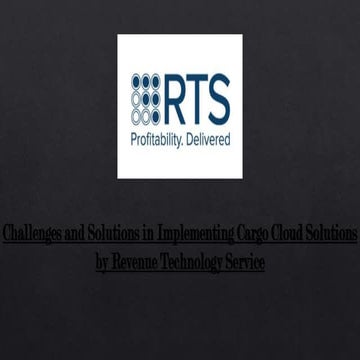 Challenges And Solutions In Implementing Cargo Cloud Solutions 1 Pdf