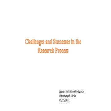 Challenges and Successes in the Research Process .pptx