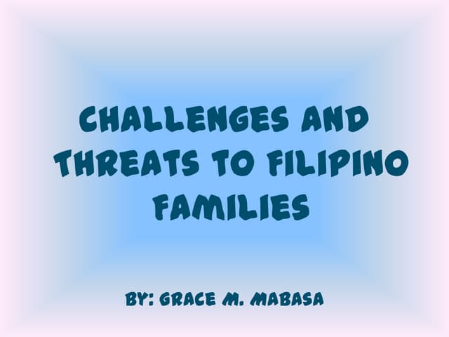 The Filipino Family | PPTX