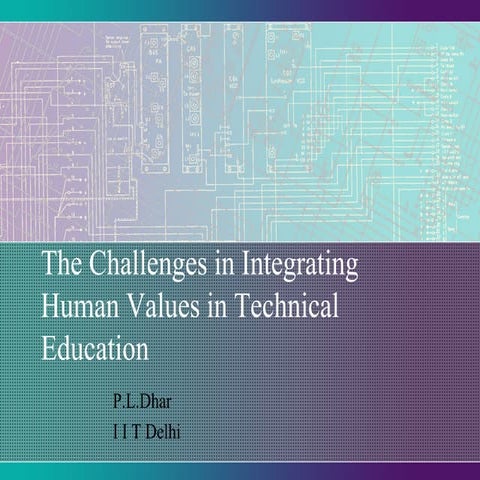Challenges of integrating values in engineering education | PDF
