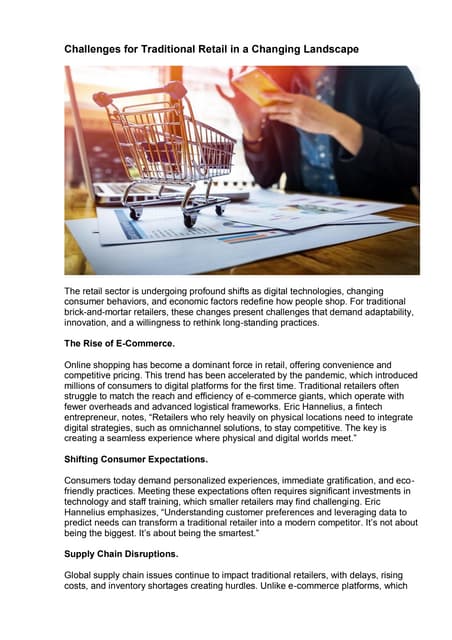 Digital Transformation ppt on retail industry | PPT