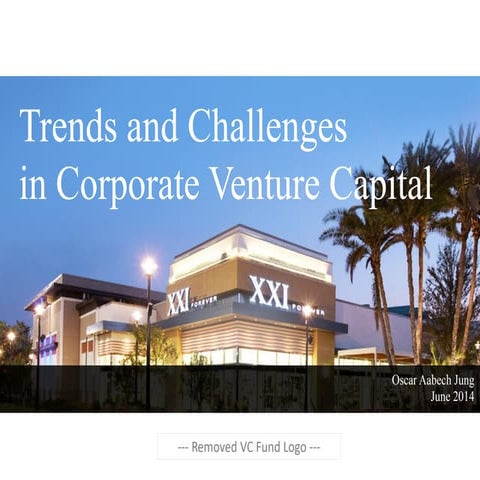 Corporate venture capital - Unlocked | PDF