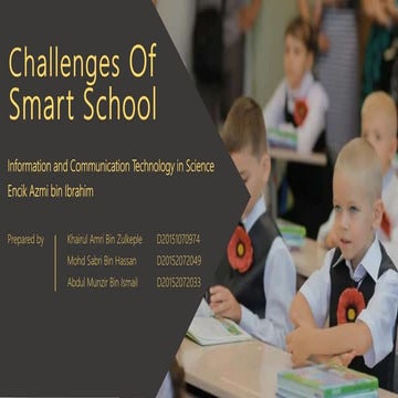Challenges in smart school | PPT
