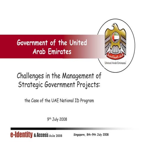 Challenges in the Management of Strategic Government Projects: The Case ...