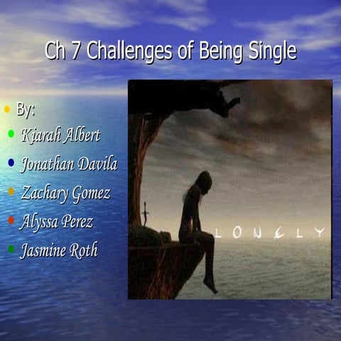 Challenges of Being Single | PPT