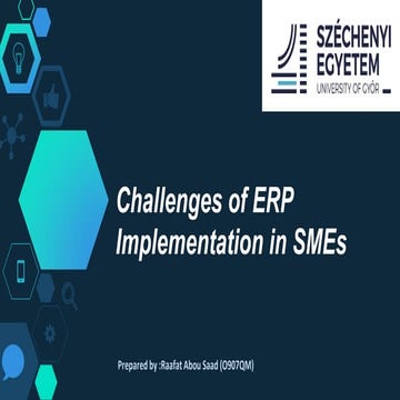 Challenges Of Erp Implementations In Smes Pdf