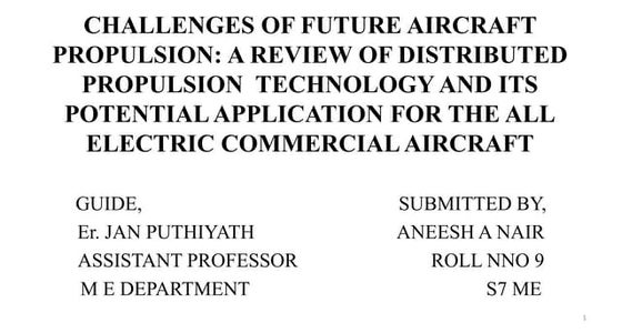 Electric Propulsion Systems | PPTX | Green Vehicles | Auto Type