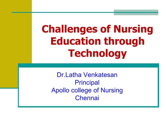 Technology in nursing | PPT