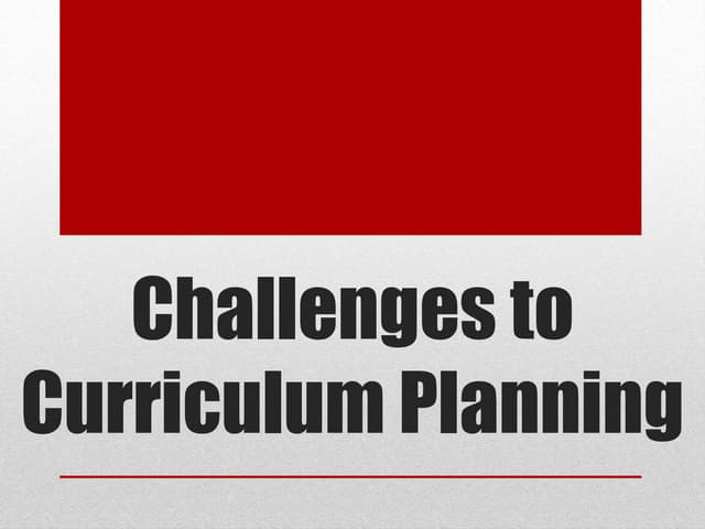 Chapter 3 Curriculum Design | PPTX