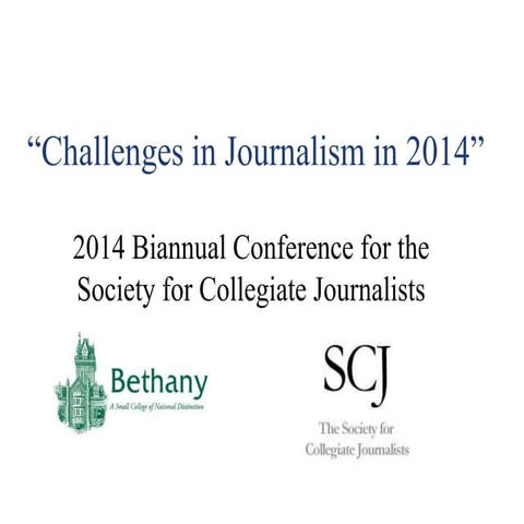 Challenges to journalism today | PPTX