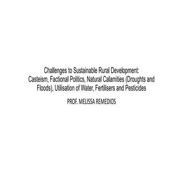 Challenges to Sustainable Rural Development.pptx