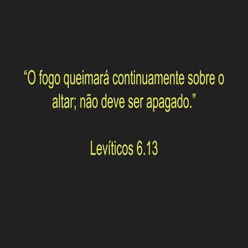 Mantenha A Chama Acesa Entendendo O Significado Da Chama Do Altar Ppt