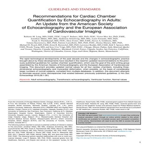 Chamber Quantification 2015 | PDF