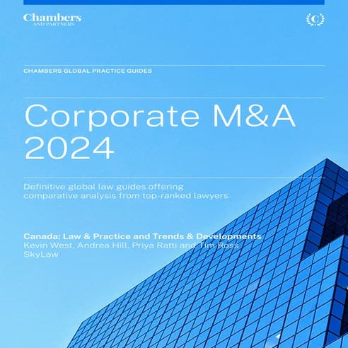 Chambers Global Practice Guide - Corporate M&A 2024 - Canadian M&A | PDF