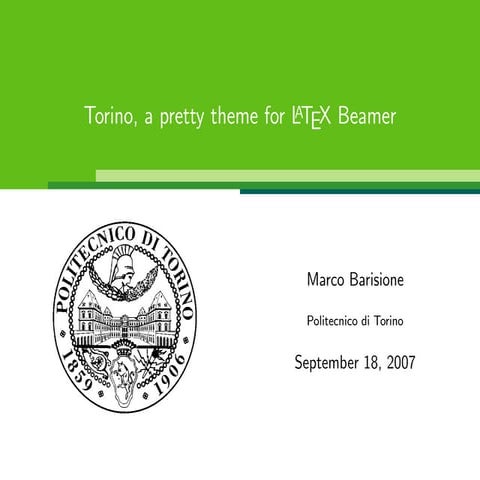 Torino Beamer | PPT