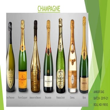 Champagne ppt | PPTX