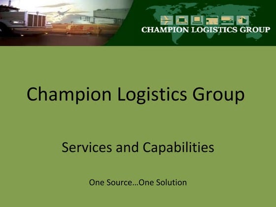 CLG - Trade Show Division | PPT