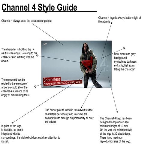 Channel4 style guide | PPT | Advertising Industry | Industries
