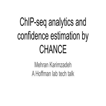 ChIP-Sequencing | PPTX