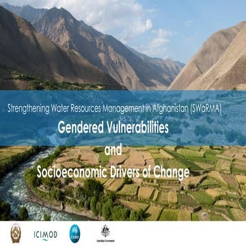 SWaRMA_IRBM_Module3_#1, Gendered vulnerabilities and the socioeconomic ...