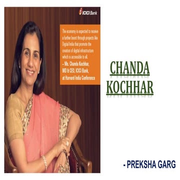 Chanda kochhar | PPTX
