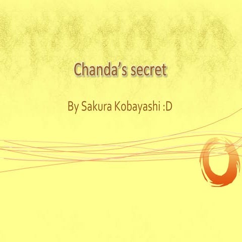 Chanda’s secret | PPTX