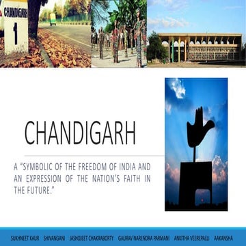 Chandigarh: grid iron pattern | PPTX