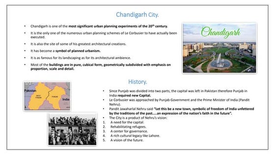 Chandigarh: grid iron pattern | PPTX | Developmental Sites | Real Estate
