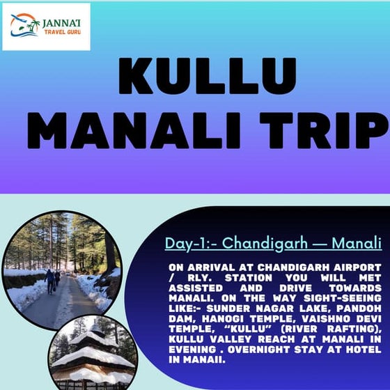 Shimla Kullu Manali Tour Package 4N/5D trip | PDF