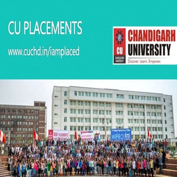 Chandigarh University Placements | PPTX