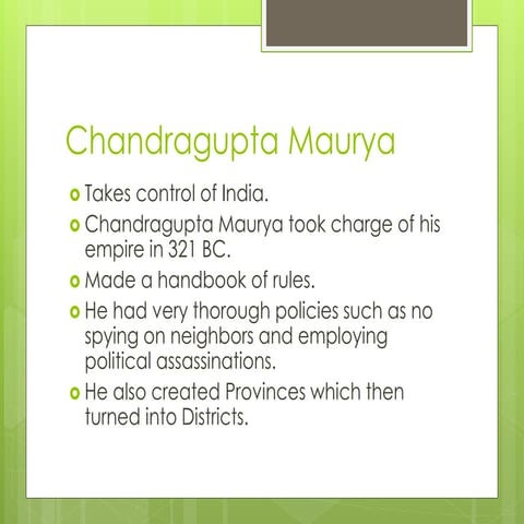 Chandragupta maurya | PPTX
