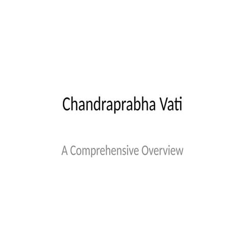 Chandraprabha_Vati_an_ayurvedic_medicine.pptx