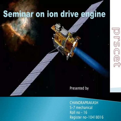 Ion Drive Engine | PPTX