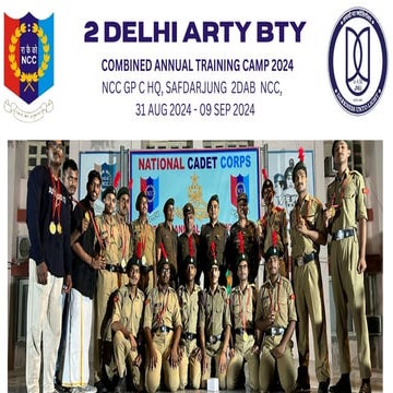 Chandrashekhar, national cadets corps ncc | PDF
