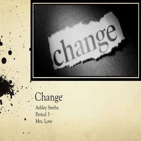 Change~ Poetry e-Book | PPT